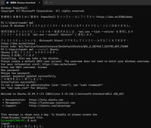 WSLでLinuxを使おうとしたら「WslRegisterDistribution failed with error: 0x800701bc」とエラーが出た | 闘うサンデープログラマー